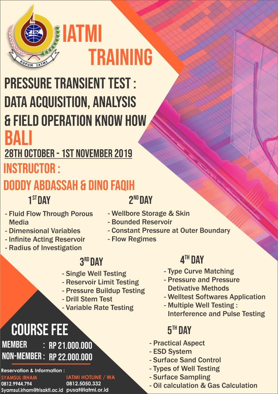 Pressure Transient Test Data Acquisition Analysis And Field Operation